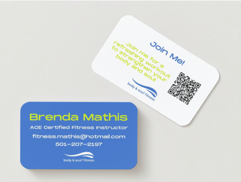 Custom Body & Soul Instructor Business Cards – Body & Soul® Fitness